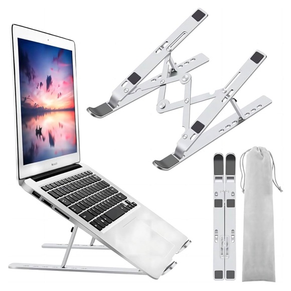 Other | Nwt Aluminum Universal Alloy Adjustable Laptop Tablet Stand ...